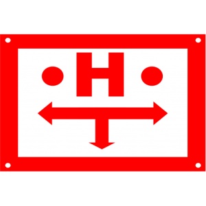 ⚠️ INDICATOARE 🛑 Indicator Pentru hidrant de exterior, Sticker autocolant ️
