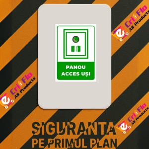 ⚠️ INDICATOARE 🛑 Indicator Pentru panou acces usi, Sticker autocolant ️