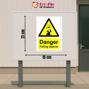⚠️ INDICATOARE 🛑 Indicator Sign danger falling objects, Sticker ...