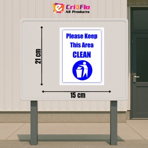 ⚠️ INDICATOARE 🛑 Indicator Sign please keep this area clean, Sticker ...