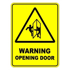 ⚠️ INDICATOARE 🛑 Indicator Warning Opening Door Safety Sign, Sticker ...