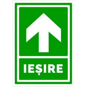 ⚠️ INDICATOARE 🛑 Indicator Semn pentru directie cu sageata de evacuare ...