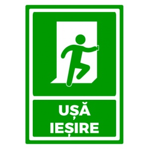 ⚠️ INDICATOARE 🛑 Indicator Semn pentru usi de iesire, Sticker autocolant ️