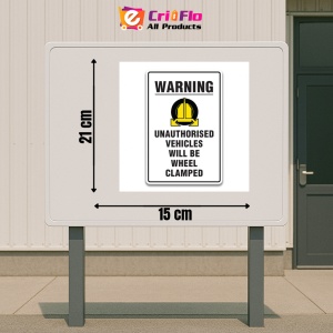⚠️ INDICATOARE 🛑 Indicator WARNING UNAUTHORISED VEHICLES WILL BE WHEEL ...