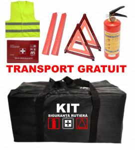 🚑 Kit complet Trusa + stingator - TRANSPORT GRATUIT 🚨