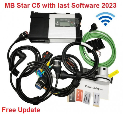 MB Star C5 Car Truck Star Diagnosis Multiplexer SD Connect C5 with SSD ...