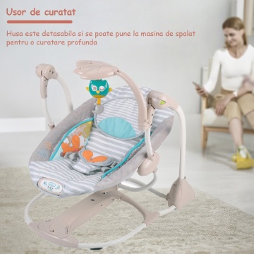 Resigilat - Balansoar Electric pentru Bebelusi Mavio®, Cantece de ...