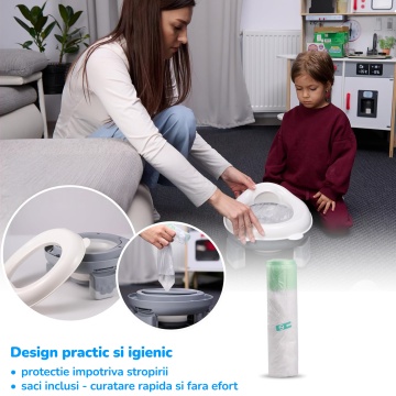 Olita Portabila Copii Mavio®, Reductor WC Pliabil, Saculeti Inclusi ...