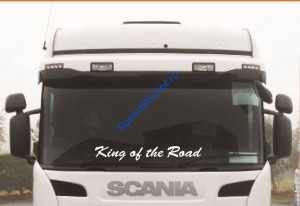Autocolant Sticker Parbriz King of the Road