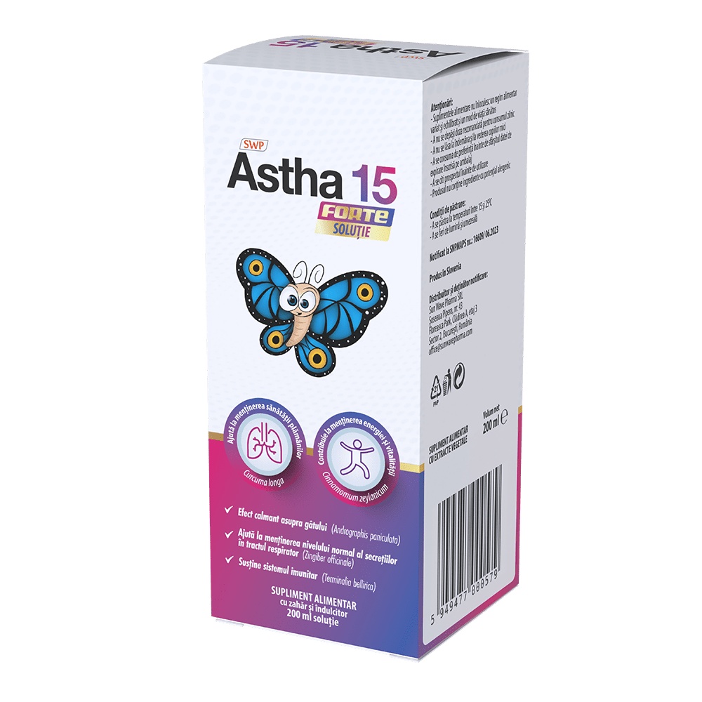 Astha 15 Instant, 10 plicuri, Sun Wave Pharma