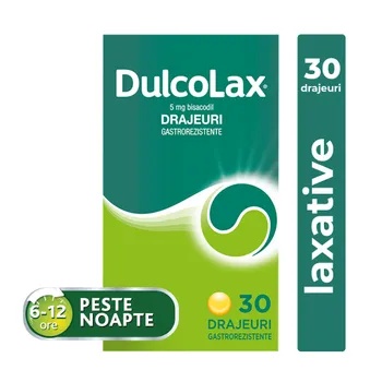 Dulcolax 5mg x 30 drajeuri gastrorezistente, Opella Healthcare
