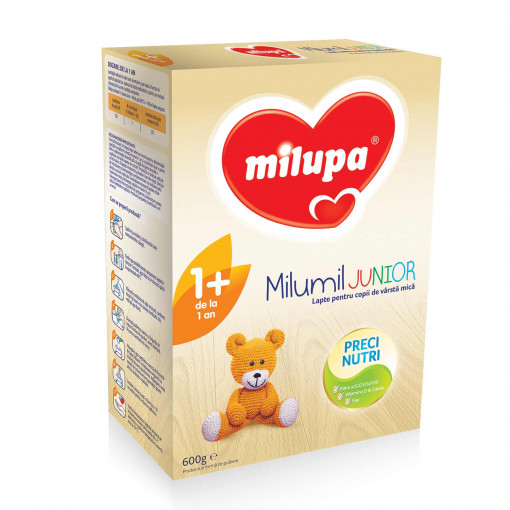 Formula de lapte Milumil Junior pentru +1 an, 600g, Milupa