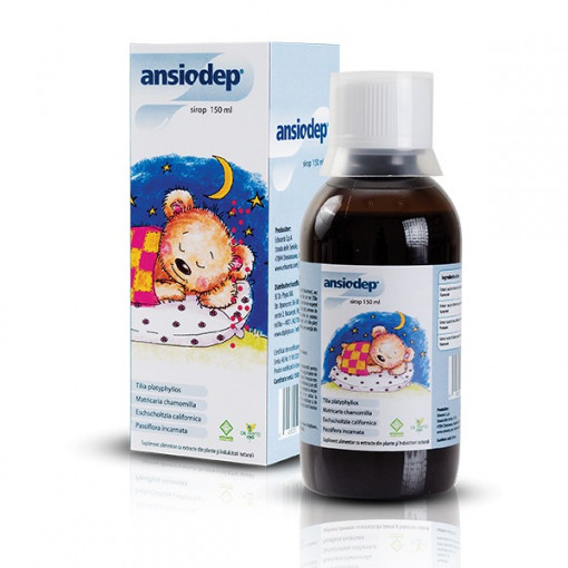 Sirop pentru copii Ansiodep, 150 ml, Dr. Phyto
