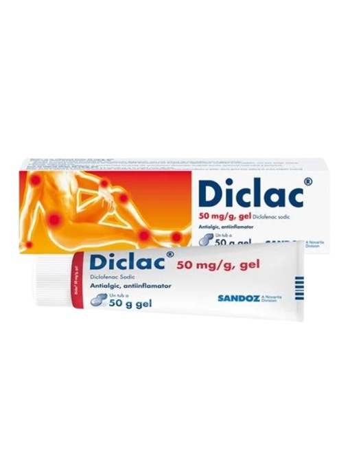 Diclac gel 5%, 50g, Sandoz