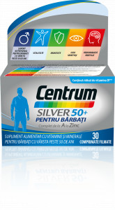 Centrum Silver 50+ pentru barbati x 30 comprimate (GlaxoSmithKline)