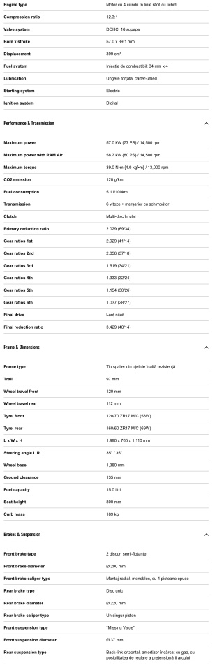KAWASAKI NINJA ZX-4R 2025