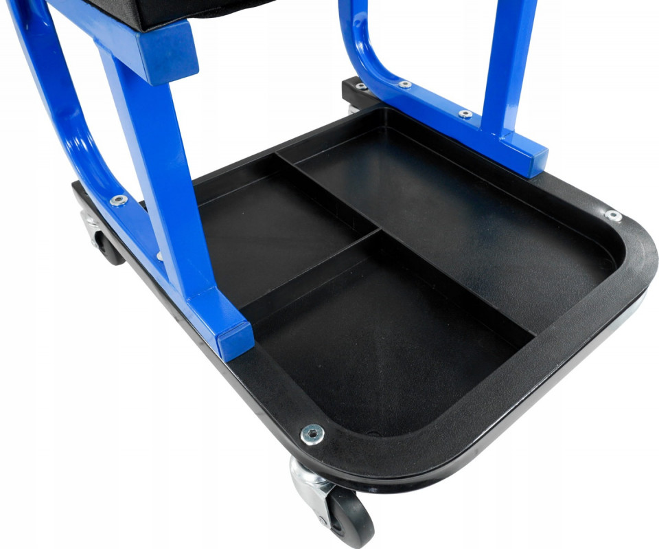 Scaun service auto cu sertar scule roti 360 grade 136 kg B4911