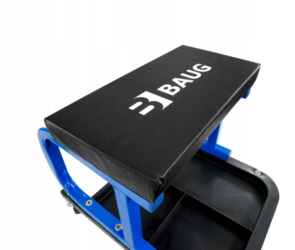 Scaun service auto cu sertar scule roti 360 grade 136 kg B4911