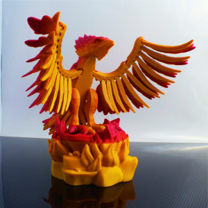 Pasăre Phoenix, 17 cm