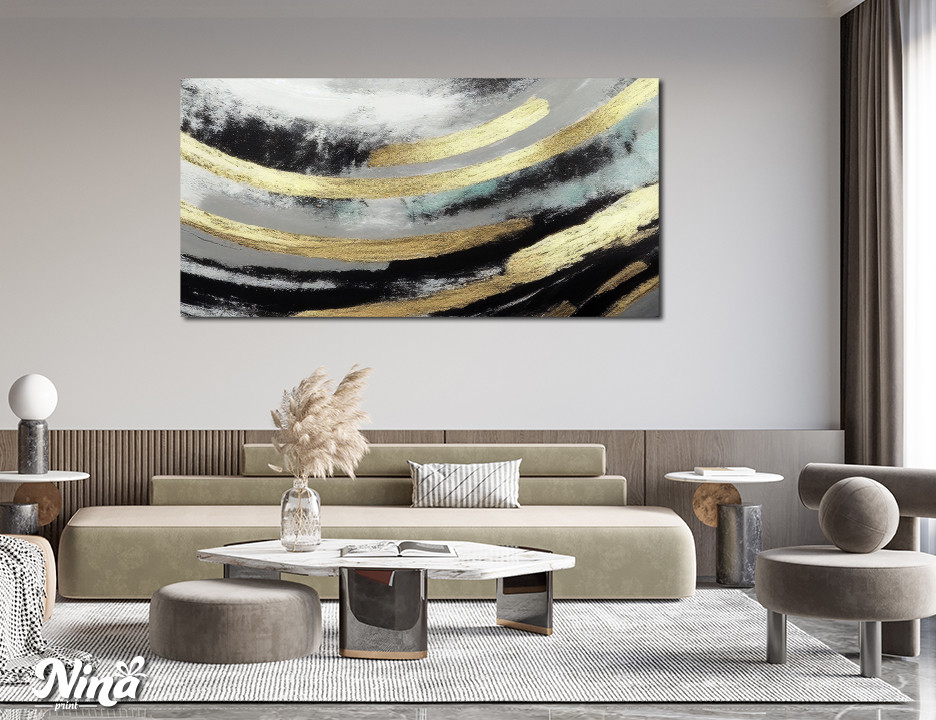 Moderne slike na platnu Apstrakcija linije ms064