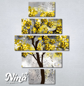 Slike na platnu Drvo žuto lišće Nina295_5