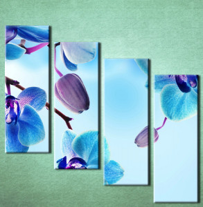 Slika na platnu Plava orhideja 3025_4