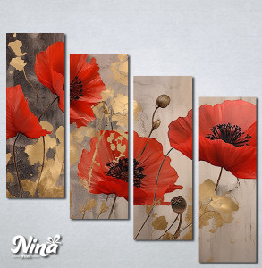 Slike na platnu Cvet maka Nina511_4