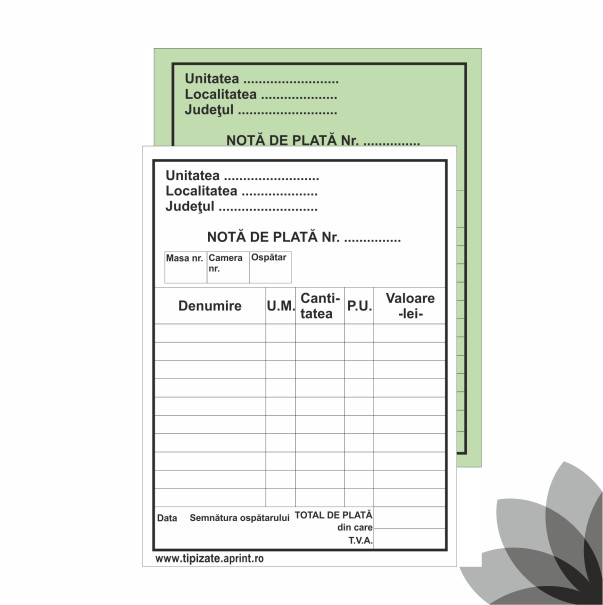Nota de plata autocopiativa