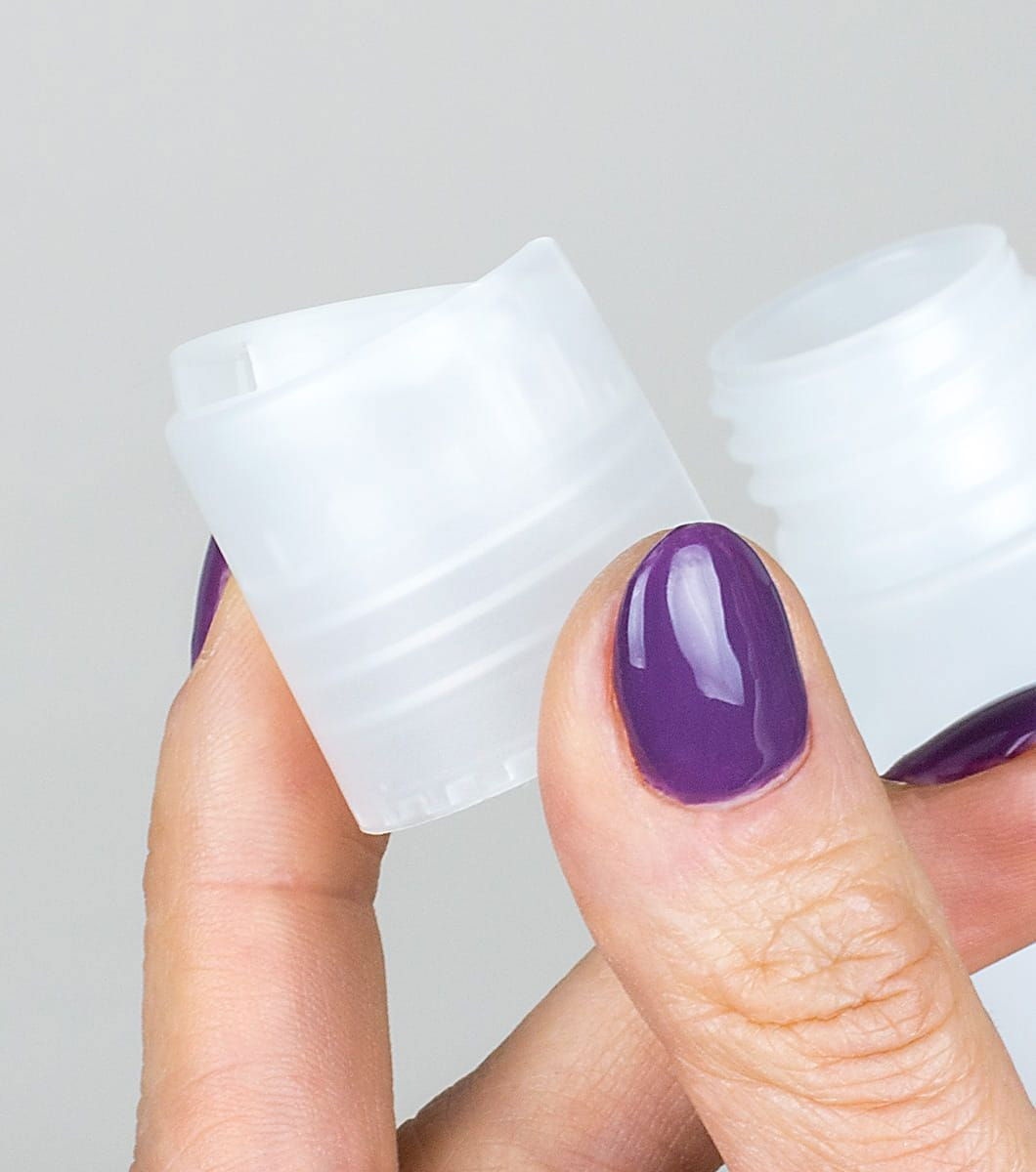 Disc-top cap translucent 24/410