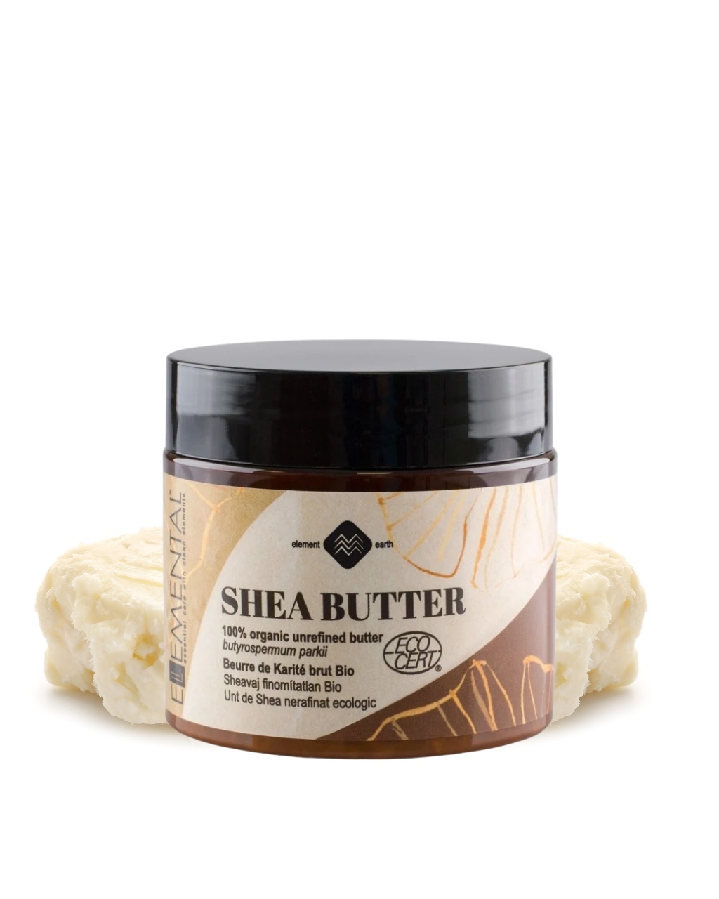 Organic unrefined shea butter, 100% pure raw premium