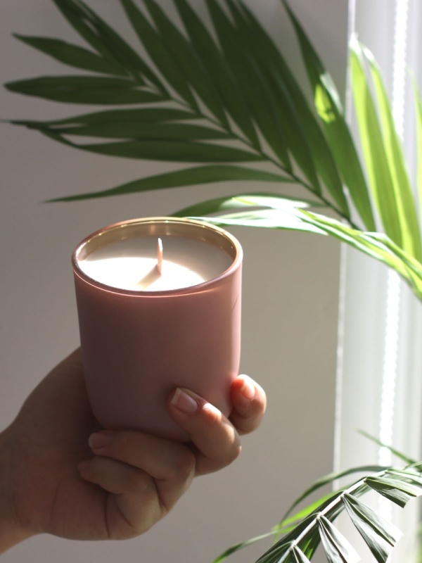 SATIN CHOKO candle jar 300 ml