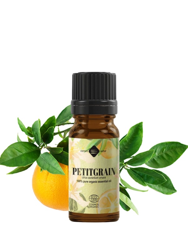 Organic petitgrain essential oil, 100% pure therapeutic grade