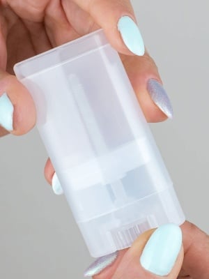 Stick tube, oval translucent, 15 ml