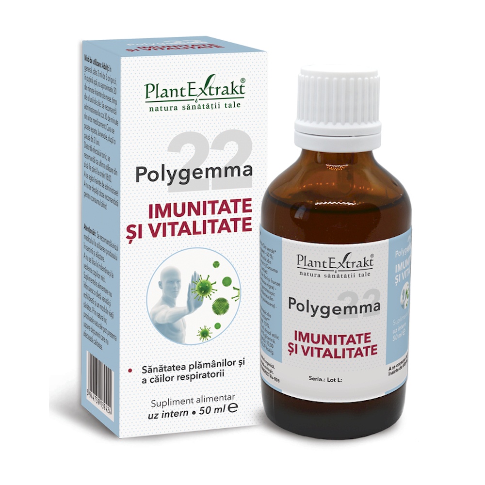 Plantextrakt Polygemma 22 Imunitate+Vitalitate 50ml