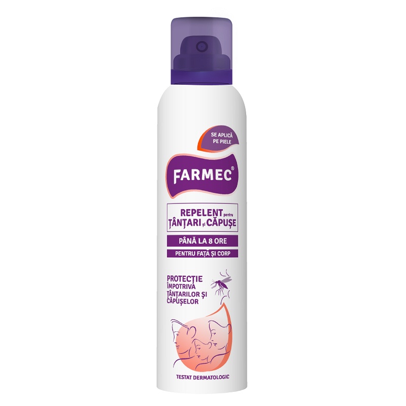 Spray repelent pentru tantari si capuse, 75 ml, Farmec
