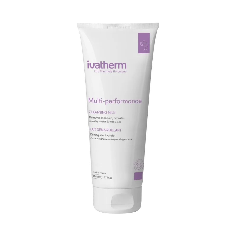 Ivatherm Multiperformance Lapte Demachiant Pentru Fata Si Ochi 200ml