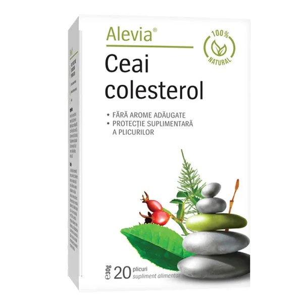 Ceai colesterol, 20 plicuri, Alevia