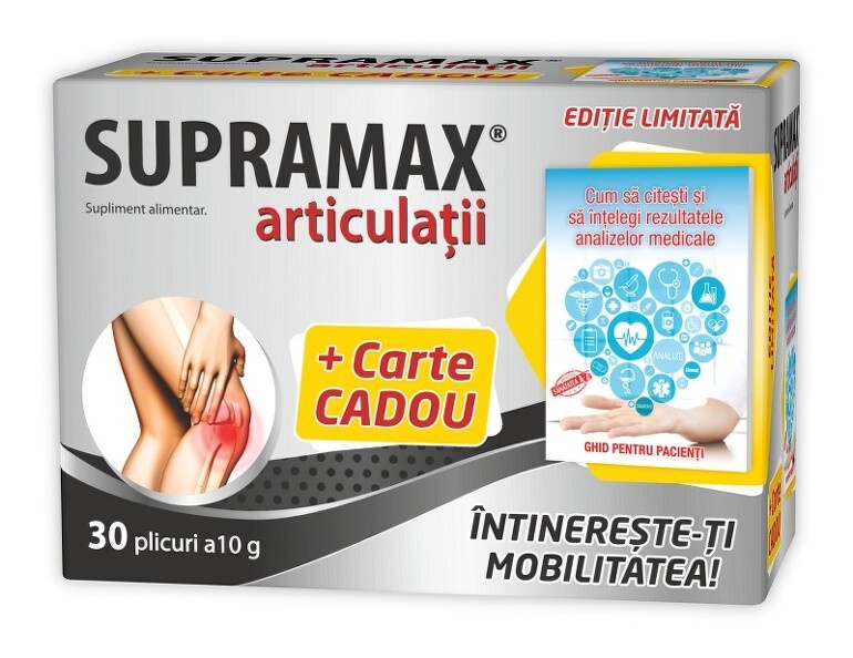 Supramax articulatii, 30 plicuri + ghid pacient CADOU, Zdrovit