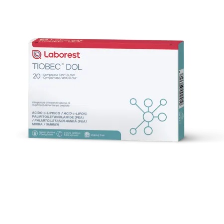 Tiobec Dol, 20 comprimate filmate, Laborest