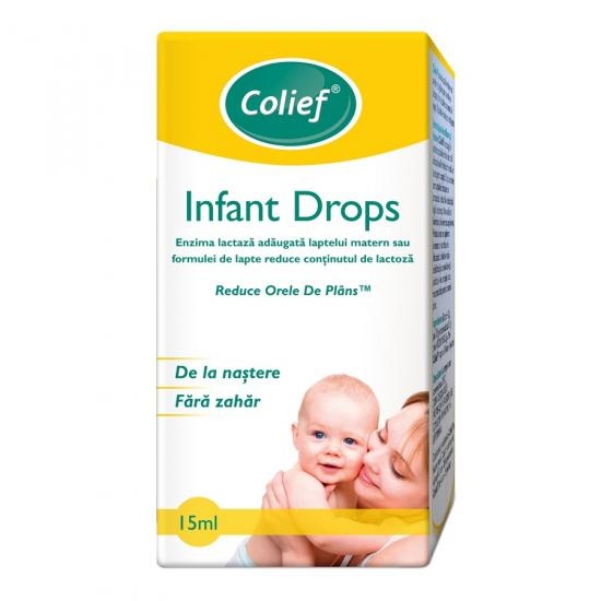 Picaturi cu lactaza pentru colici Infant Drops, 15 ml, Colief