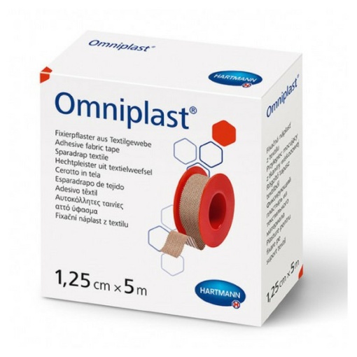 Hartmann Omniplast Plasture In Rola Pe Suport Textil 1.25cm/5m