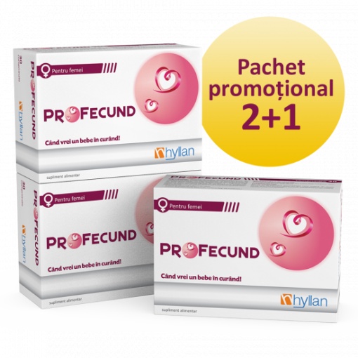 Hyllan Profecund 30 comprimate 2+1 gratis Div