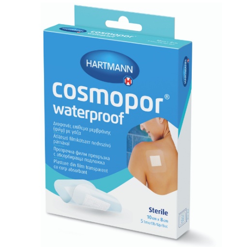 Hartmann Cosmopor Waterproof Plasturi Absorbant 10cm/8cm Ctx5 Buc
