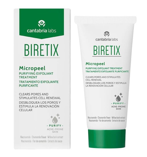 Exfoliant pentru ten gras cu imperfectiuni Biretix Micropeel, 50 ml ...