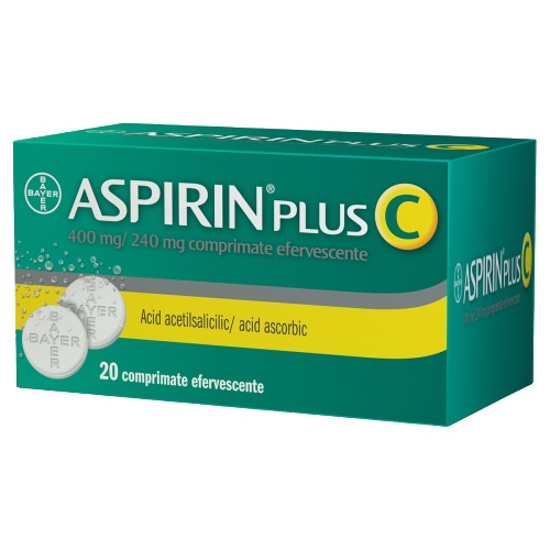 Aspirin Plus C 400 Mg/240 Mg Ctx20cpr Eff