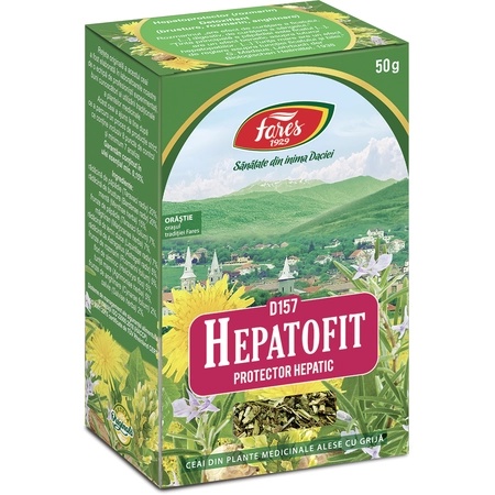 Ceai Hepatofit, 50 g, Fares