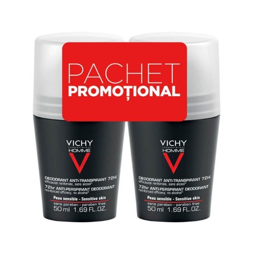 Vichy Bipack Deo Roll-On Homme 72h