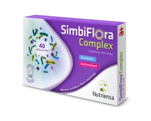SimbiFlora Complex, 10 capsule vegetale, Antibiotice SA
