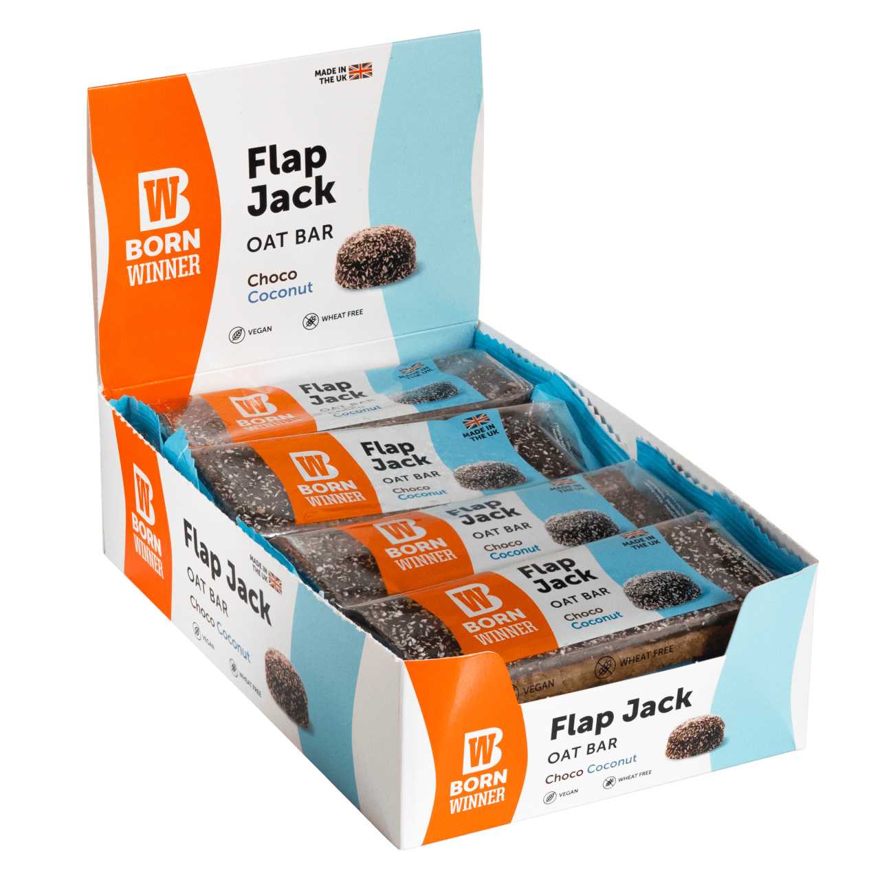 Baton Flap Jack Born Winner - Ciocolată cu Nucă de Cocos