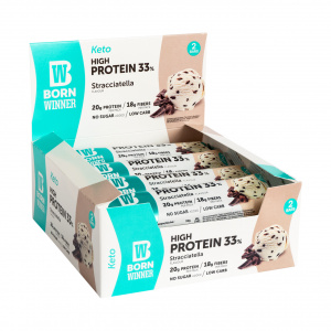 Batoane proteice Born Winner KETO - Stracciatella